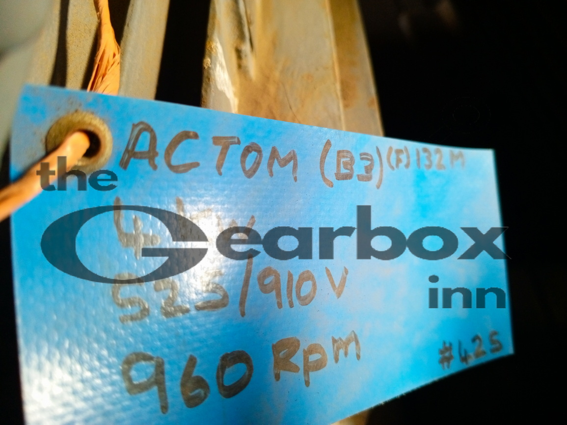 ACTOM 4KW, 525-910V, 6-POLE MOTOR (425) | The Gearbox Inn