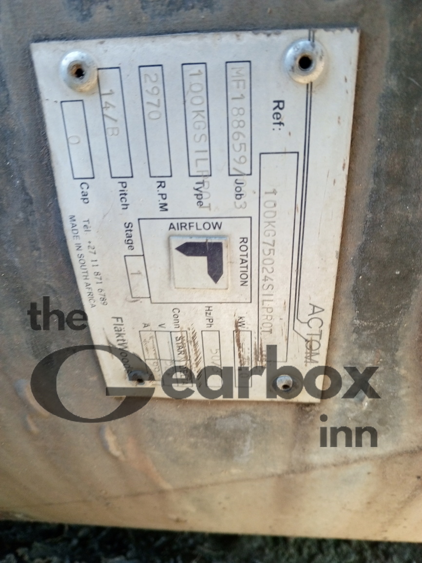 FORCE FAN 75KW, NON FLP (073) - The Gearbox Inn